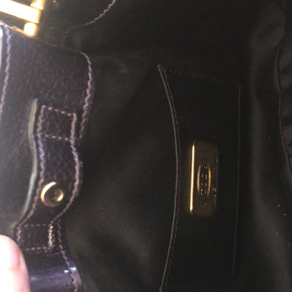 Tod's | Bags | Sophisticated And Unique Deep Purple Tods Bag | Poshmark